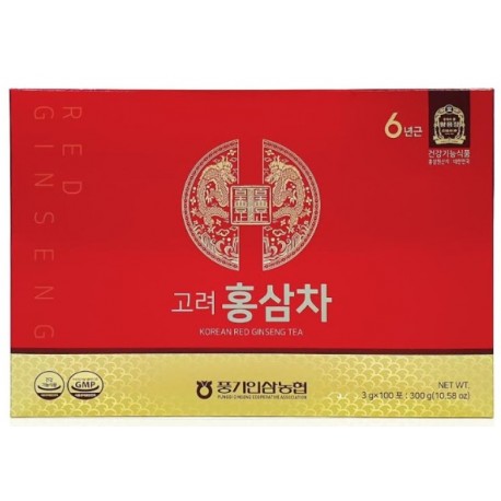 HWANG PUNG JUNG Červený ženšenový čaj 50ks, korejský ženšen