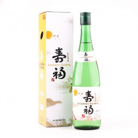 LOTTE Korean Rice Wine - BAEKHWA 700ml/1.8L