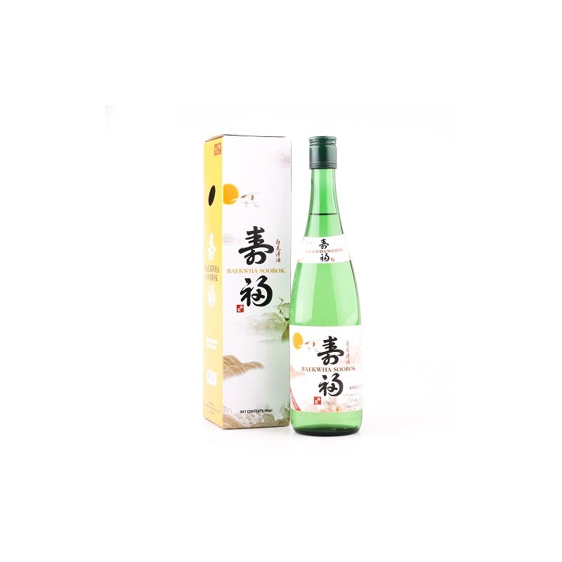 LOTTE Korean Rice Wine - BAEKHWA 700ml/1.8L