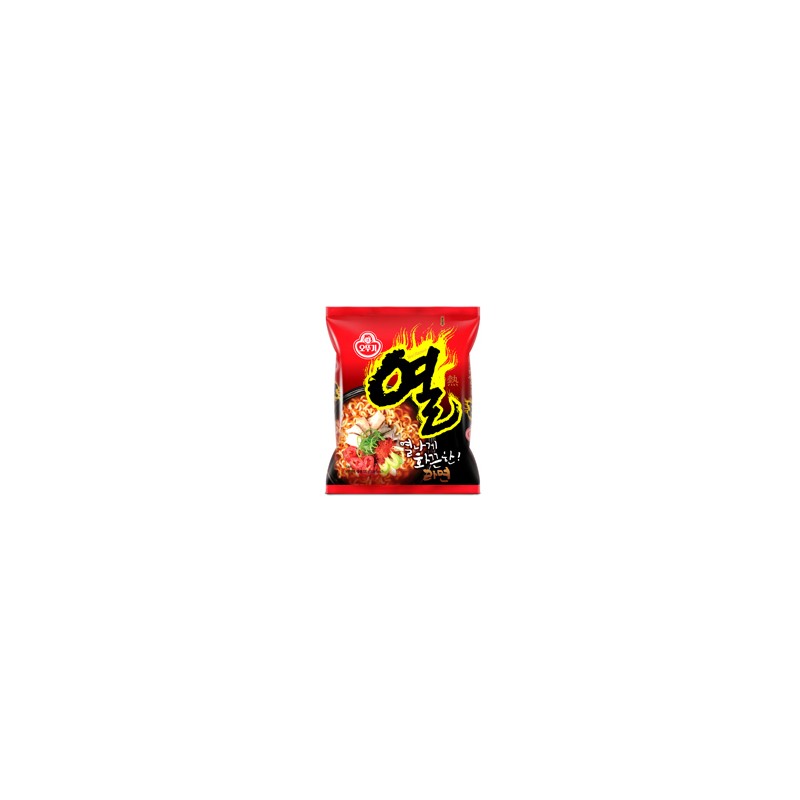 OTTOGI Yeol(Hot) Ramen - Instantní Nudlová Polévka