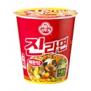 OTTOGI Jin Cup Ramyun (Hot) 65g-Instantní Nudlová Polévka