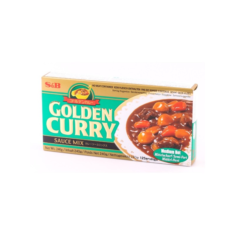 S & B Golden curry Chukara 220g (12 blocks)